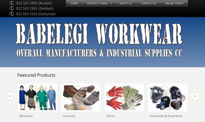 Babelegi Workwear - Web Design Company Pretoria and Cape Town | Web ...