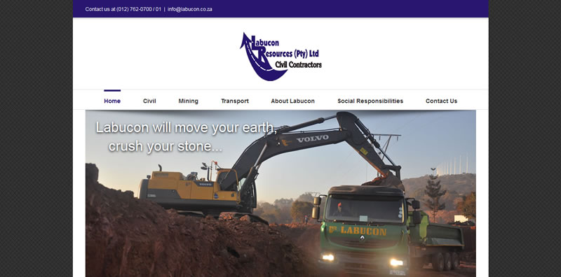 Labucon Resources - In Progress - Web Design Company Pretoria and Cape ...
