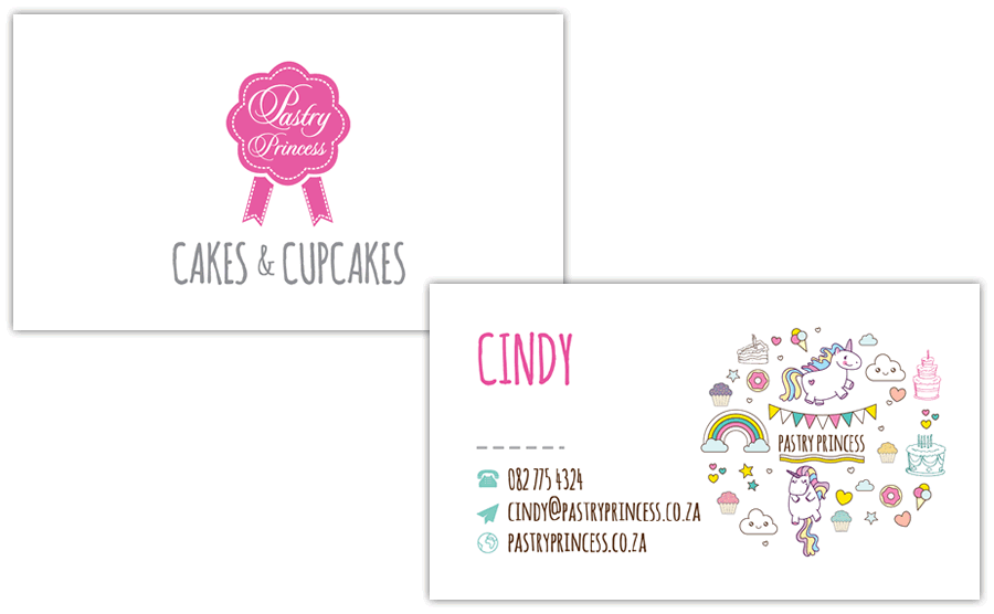Pastry Princess - Business Card - Web Design Company Pretoria and Cape ...