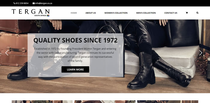 Tergan - Web Design Company Pretoria and Cape Town | Since 2003 | Web ...