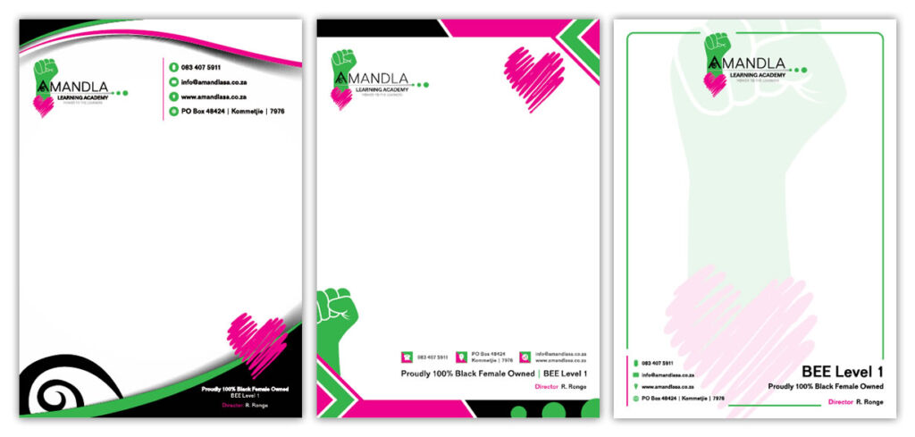 Letterhead Designers | Letterhead Printing - South Africa
