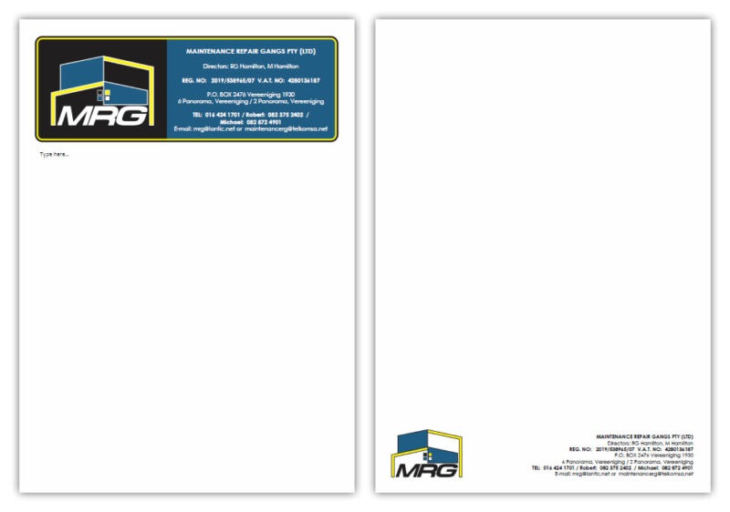 Letterhead Designers | Letterhead Printing - South Africa