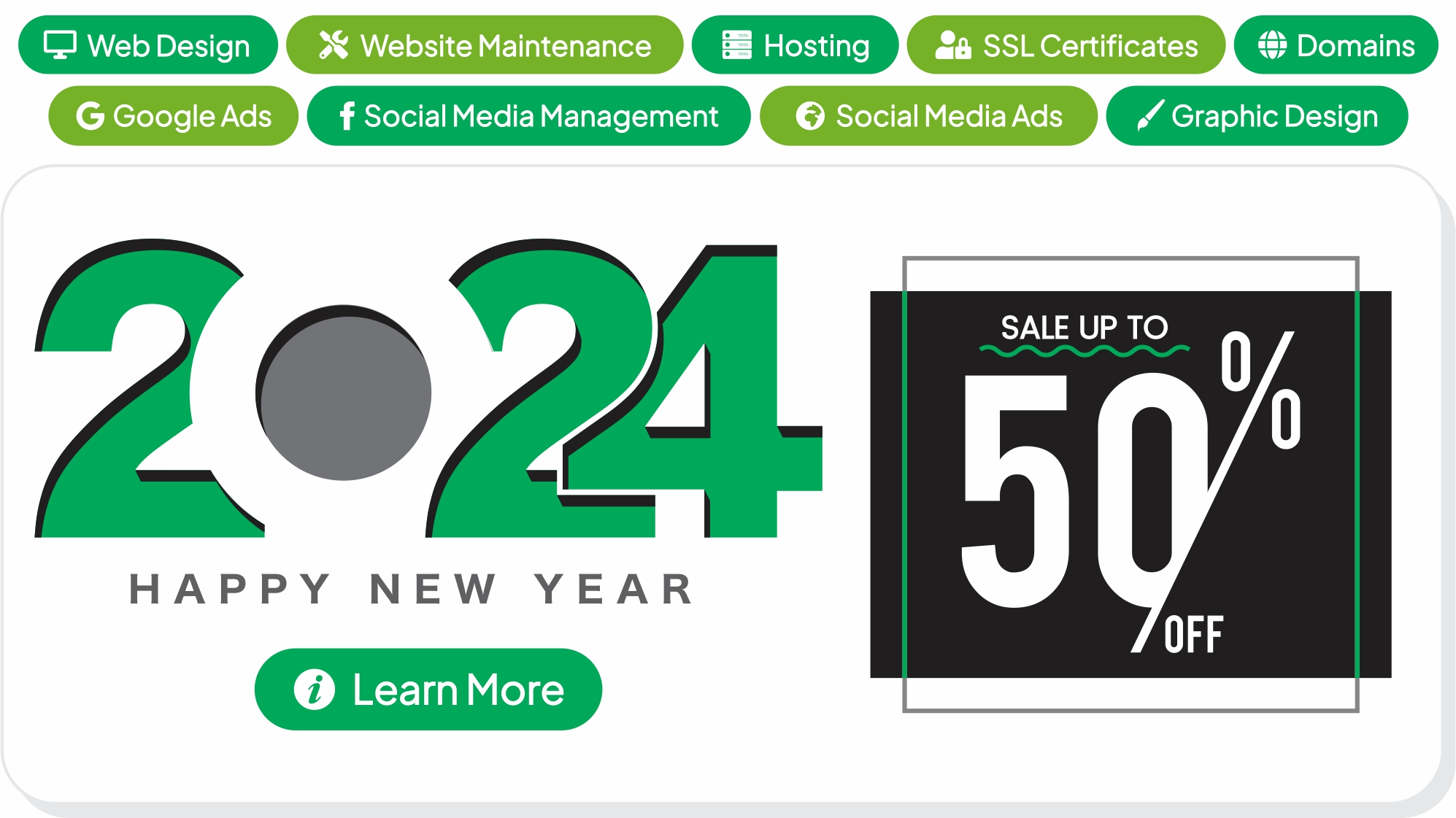 Latest Specials - Web Design, Google Ads, Website Maintenance...