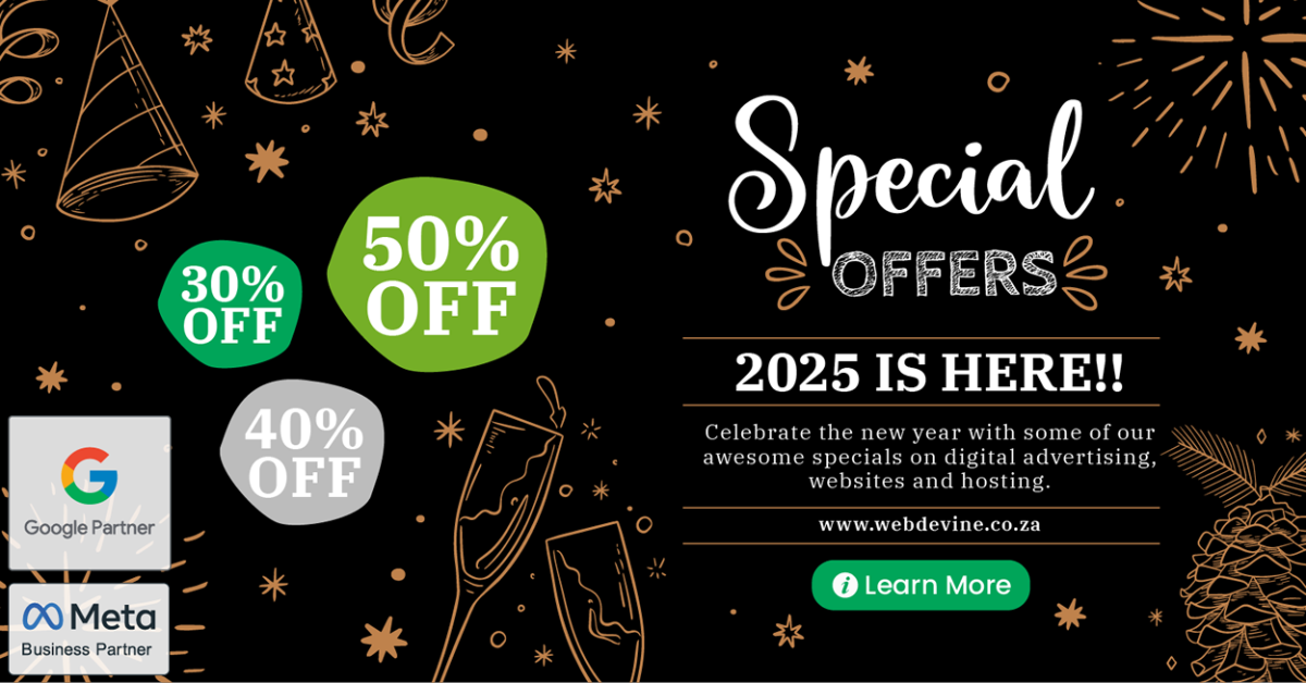 WebDevine - Happy New Year - Web Design Company Pretoria and Cape Town ...